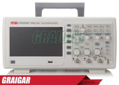 Китай Каналы осциллографа UTD2202CM 2 настольного компьютера электронные 200 Mhz 16 Kpts продается