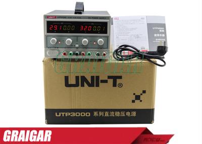 Cina L'UNITÀ elettrica UTP3704S 3 degli strumenti di misura di CC incanala l'uscita tripla 0-32V/3A in vendita