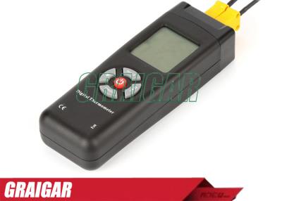 中国 デジタル体温計の温度のメートルのテスター二重 K -熱電対の入力をタイプして下さい 販売のため
