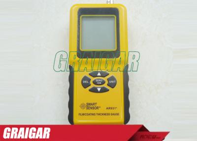 Cina Spessimetro astuto della mano del sensore AR931+/tester portatile 0 di spessore della pittura del film di Digital - 1800um in vendita