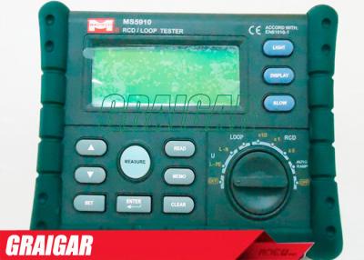 Cina Tensione CA Elettrica degli strumenti 440V 500mA RCD/tester MS5910 del CICLO per la misurazione elettrica in vendita