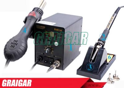 Cina SBK8586 2 in 1 stazione di saldatura di saldatura dell'aria calda Gun++ della ripresa di Digital SMD della stazione dell'aria calda rivestono di ferro 220V 700W in vendita