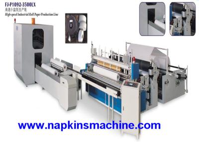 Cina Singolo rotolo della carta igienica del rotolo che fa la linea di produzione a macchina 380V 50Hz, 3 pH in vendita