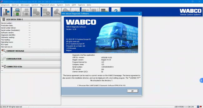 FOR WABCO DIAGNOSTIC KIT(WDI) TOP QUALITY HEAVY DUTY SCANNER TRAILER AND TRUCK DIAGNOSTIC SYSTEM INTERFACE 4