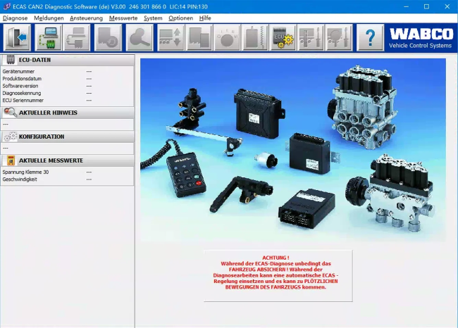 FOR WABCO DIAGNOSTIC KIT(WDI) TOP QUALITY HEAVY DUTY SCANNER TRAILER AND TRUCK DIAGNOSTIC SYSTEM INTERFACE 8