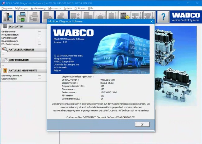FOR WABCO DIAGNOSTIC KIT(WDI) TOP QUALITY HEAVY DUTY SCANNER TRAILER AND TRUCK DIAGNOSTIC SYSTEM INTERFACE 10