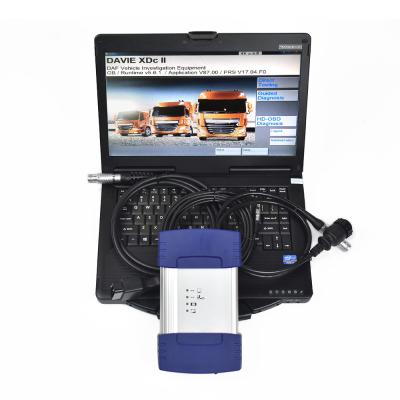 China Portátil de DAF Software Truck Diagnostic Scanner Paccar Davie With CF52 à venda