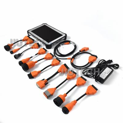 中国 複数のブランドのXtruck Y009 HDDのトラックのディーゼル診断tool+FZ-G1タブレット多重システム データ・リンクOBDの診断のキット 販売のため