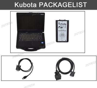 China FOR KUBOTA DIAGNOSTIC KIT PYTHON FOR KUBOTA DIAGMASTER PYTHON INTERFACE KUBOTA TAKEUCHI DIAGNOSTIC TOOL WITH CF53 LAPTOP for sale