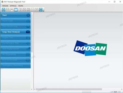 China Para Doosan Uvim Ferramenta de diagnóstico Excavadora em empilhadeira Detecção de falhas do scanner do motor Obd Interface Ddt Carnics Scr Dpf Dcu à venda