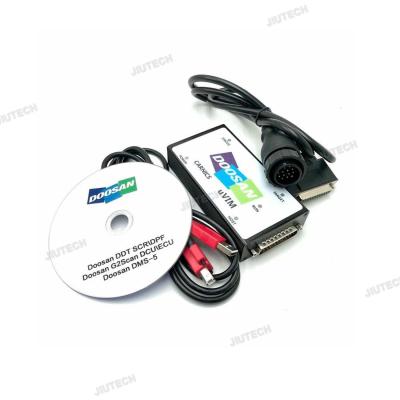 China Para Doosan Uvim Ferramenta de diagnóstico Excavadora em empilhadeira Detecção de falhas do scanner do motor Obd Interface Ddt Carnics Scr Dpf Dcu à venda