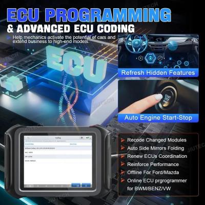 China XTOOL D9SPro ECU Coding Program Automotive Diagnostic Tool Key Programming 42+ Resets Alle sleutels verloren Geüpgraded van XTOOL D9P Te koop