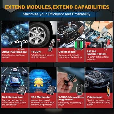 China Launch X431 PRO ELITE Autodiagnostikwerkzeuge CAN FD DOIP Alle Systeme 31+ Reset Aktiven Test ECU Codierung Auto OBD OBD2 Scanner zu verkaufen