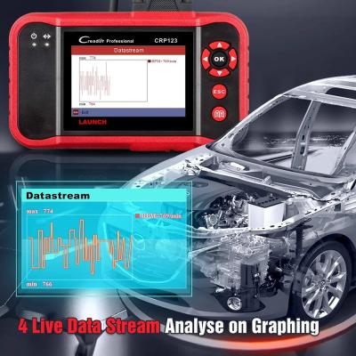China Start X431 CRP123 OBD2 Scanner Kostenlose Aktualisierung Prüfmotor ABS SRS AT 4 System Vollständiger OBD2-Code-Reader Diagnosetools zu verkaufen