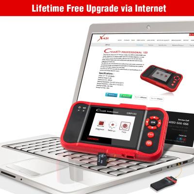 China Start X431 CRP123 OBD2 Scanner Kostenlose Aktualisierung Prüfmotor ABS SRS AT 4 System Vollständiger OBD2-Code-Reader Diagnosetools zu verkaufen