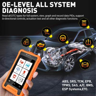 China LAUNCH X431 Elite Car Full System Diagnostic Tools Auto OBD OBD2 Scanner Actieve Test ECU Codering Meertalig Gratis Update Te koop