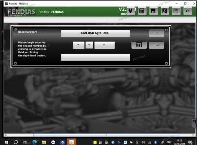 Cina AGCO EDT Strumento di diagnostica elettronica per trattori Massey Ferguson Fendt CANUSB Compatibile in vendita