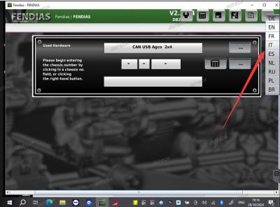 Cina Scanner di diagnostica agricola ad uso pesante per AGCO EDT CANUSB Interfaccia Strumento di diagnostica elettronico per trattori V2024 in vendita