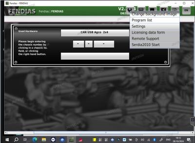 Cina Scanner di diagnostica agricola ad uso pesante per AGCO EDT CANUSB Interfaccia Strumento di diagnostica elettronico per trattori V2024 in vendita