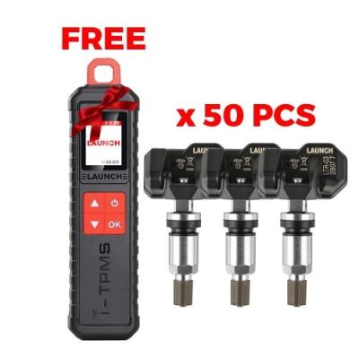 China Buy 50pcs Launch LTR-03 RF Sensor 315MHz & 433MHz TPMS Sensor Tool Metal & Rubber Get one Free Launch i-TPMS Handheld TPMS Service Tool for sale