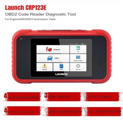 China LAUNCH X431 CRP123E OBD2 Code Reader for Engine ABS Airbag SRS Transmission OBD Diagnostic Tool Free Update Online Lifetime for sale