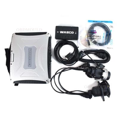Cina WABCO WDI Heavy-Duty Diagnostic Kit per rimorchi camion autobus con portatile CF19 in vendita