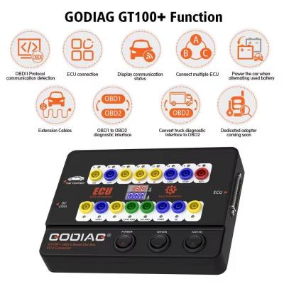 China Conector ECU GODIAG GT100+ GT100 Pro OBDII Break Out Box para BMW FEM/BDC CAS4/CAS4+ Plataforma de prueba para VVDI2/IM608/K518ISE en venta