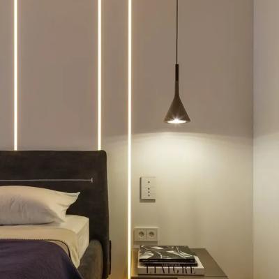 LED 스트립 알루미늄 프로필 작은 사이즈 표면 부착은 PC 디퓨저 커버 10*10mm으로 돋보이게 합니다