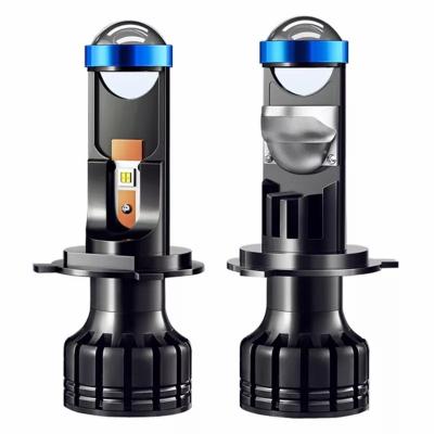 Cina Fari a Led Ad Alta Potenza H4 Mini Proiettore Lampadine H7 Mini Bi Led Obiettivo Del Proiettore Laser H7 H4 in vendita