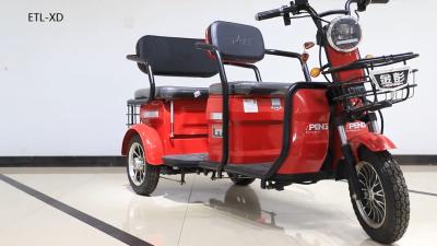 Κίνα Ηλεκτρικά οχήματα επιβατών Jinpeng XD 60V 40km σειρά 3 ηλεκτρικό τρίκυκλο ροδών προς πώληση