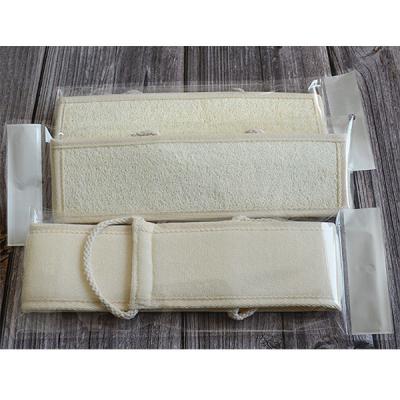 China tira longa 8x28x70cm de toalha de banho da fricção da bucha dos materiais dos cuidados com a pele 60g à venda