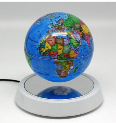 China Magnetic Levitation Floating 6inch 7inch Globe World Map for Desk Decoration Birthday Gifts Home Decor for sale