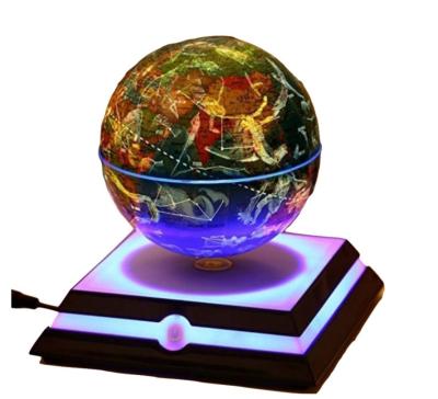 China Magnetic levitation floating constellation globe world map 6inch for sale