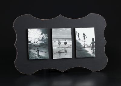中国 3 つの 4x6 開始壁掛けの写真フレーム、装飾的な壁の額縁 販売のため