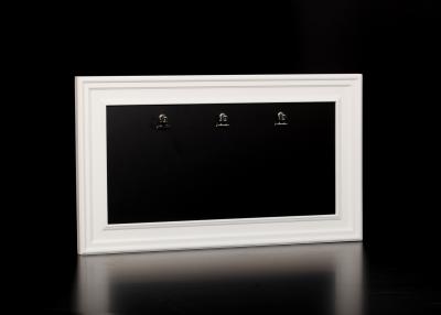 Cina Il bianco puro pagina il bordo nero con tre clip, legno della cornice 18 x11 in vendita