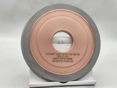 中国 125mm 1V1 20度 ハイブリッドボンド ダイヤ磨き機 販売のため