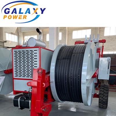 2x40KN υψηλό Tensioner 1500mm εξοπλισμός γραμμών μετάδοσης διαμέτρων ταύρος-ροδών