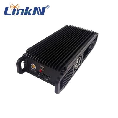 中国 険しいボディすり切れたCOFDMの送信機FHDの低い遅れAES256の暗号化1W力300-2700MHz 販売のため