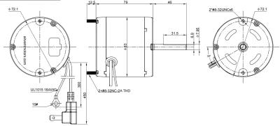중국 에너지 스타 환기 BLDC Motor-W8083 판매용