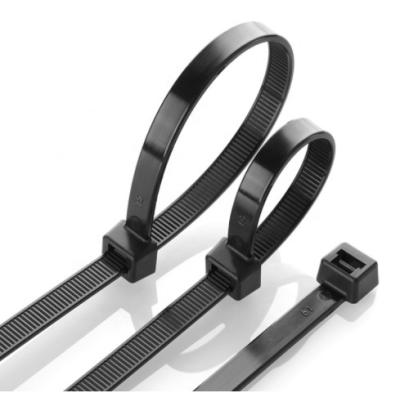 China ROHS Standard Kabelbinder 4.8*400mm Self Locking Nylon 66 Cable Tie Zip Ties Plastic Self Lock Plastic Cable Tie Straps for sale