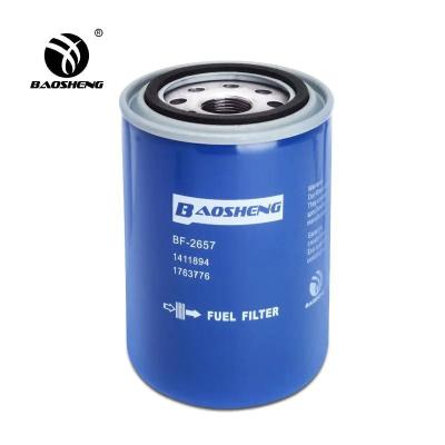 China 1411894 filtragem do papel do OD 93.5mm do filtro de combustível de DX380 DX420 Doosan à venda
