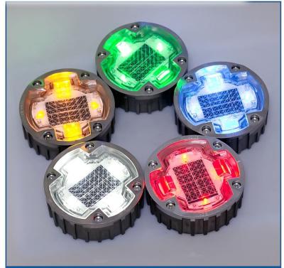 중국 야외인 것을 위한 태양 고양이 첨경시설 눈 로드 스터드 1200 mah 데크 철도 빛 판매용