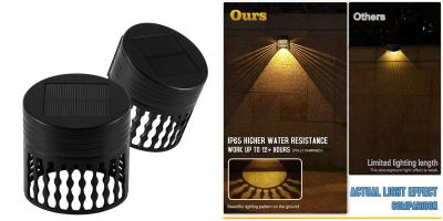 China IP65 longevity solar fence lights for wall garden light LED lighting UV resistant lamps for sale