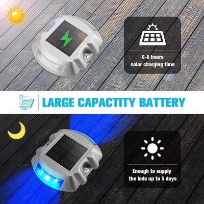 China Ni-MH Rechargeable Battery Solar Powered Road Studs Weather-Resistant and Waterproof for sale