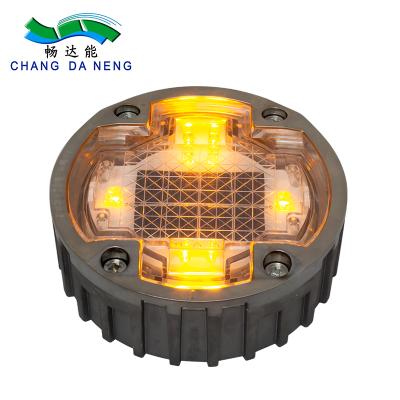 China IP68 Solar Road Stud LED Flashing Light 30T Pressure 3-Year Warranty for sale