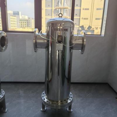 China Steel Enclosed Compressed Air Filter Serve Life 6000-8000 Hours Element Connection With Tie-Rod Design for sale