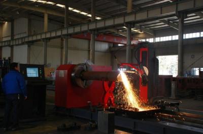 Cina Tagliatrice di profilo del tubo del plasma di CNC per in tondo o tubo d'acciaio quadrato in vendita