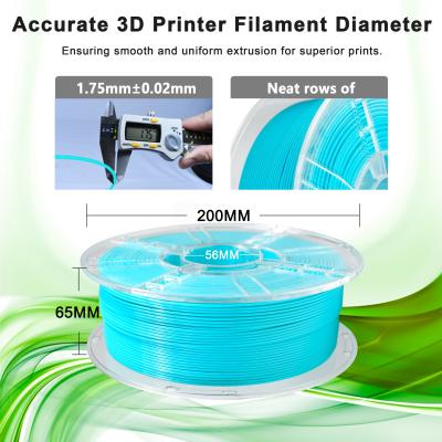 중국 IBOSS 사이언 PETG 필라멘트 3D 프린팅 필라멘트 1.75mm FDM 포밍 기술 3d 인쇄 판매용