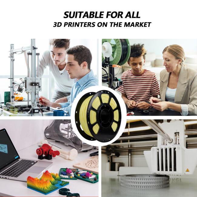 iboss PLA+ Matte Yellow filament sample prints