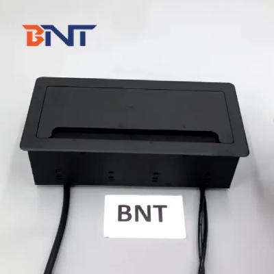 China aluminum uk  power mini round table mount socket with rj45 usb charging for sale